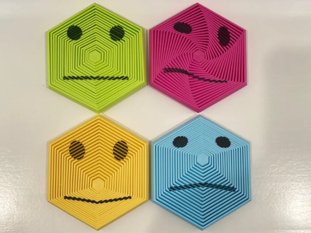 Feelings Fidget - Hexagon (HEX) Twist Fidget by SpacedOut MakerWorld ...