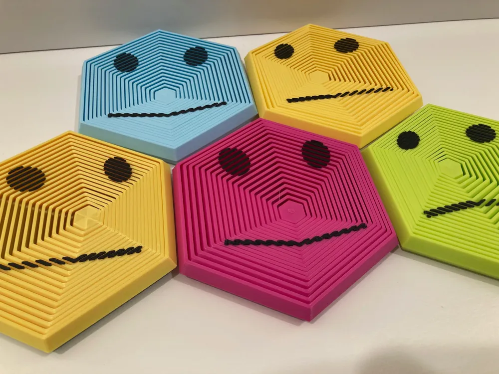 Feelings Fidget - Hexagon (HEX) Twist Fidget by SpacedOut MakerWorld ...