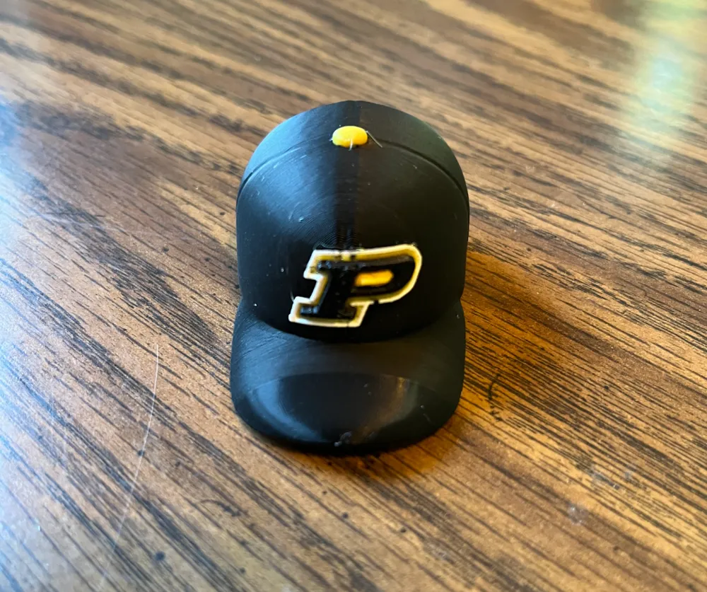 Purdue Boilermakers baseball hat by fnapier68 - MakerWorld