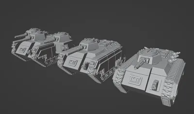 Warhammer Chimera Tank by Waffles - MakerWorld