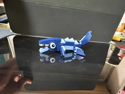 Lego bricks, Jurassic series, Mosasaurus by luu0898 - MakerWorld