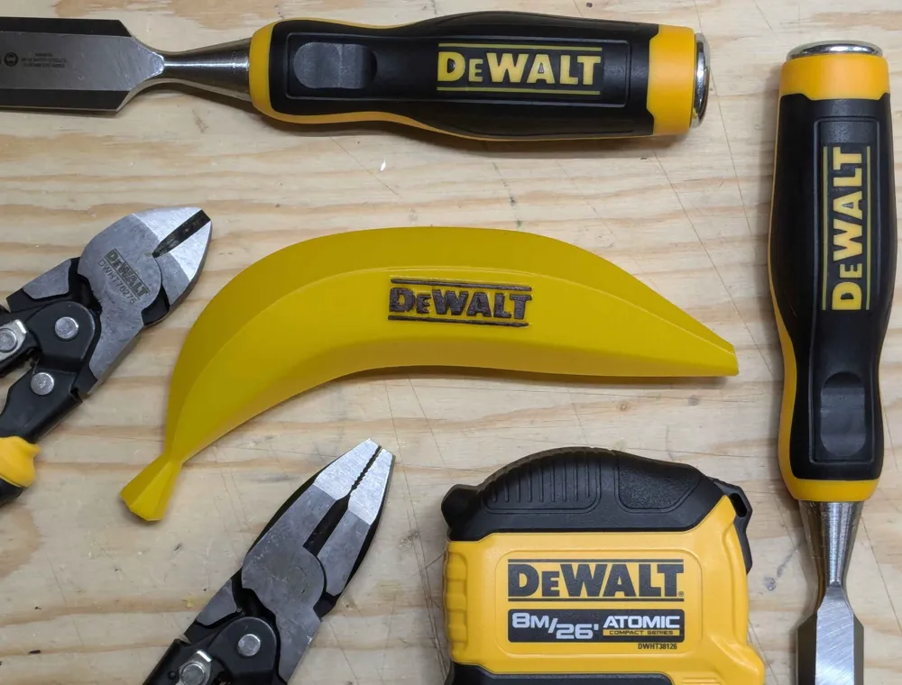 DeWalt Banana - Free 3D Print Model - MakerWorld