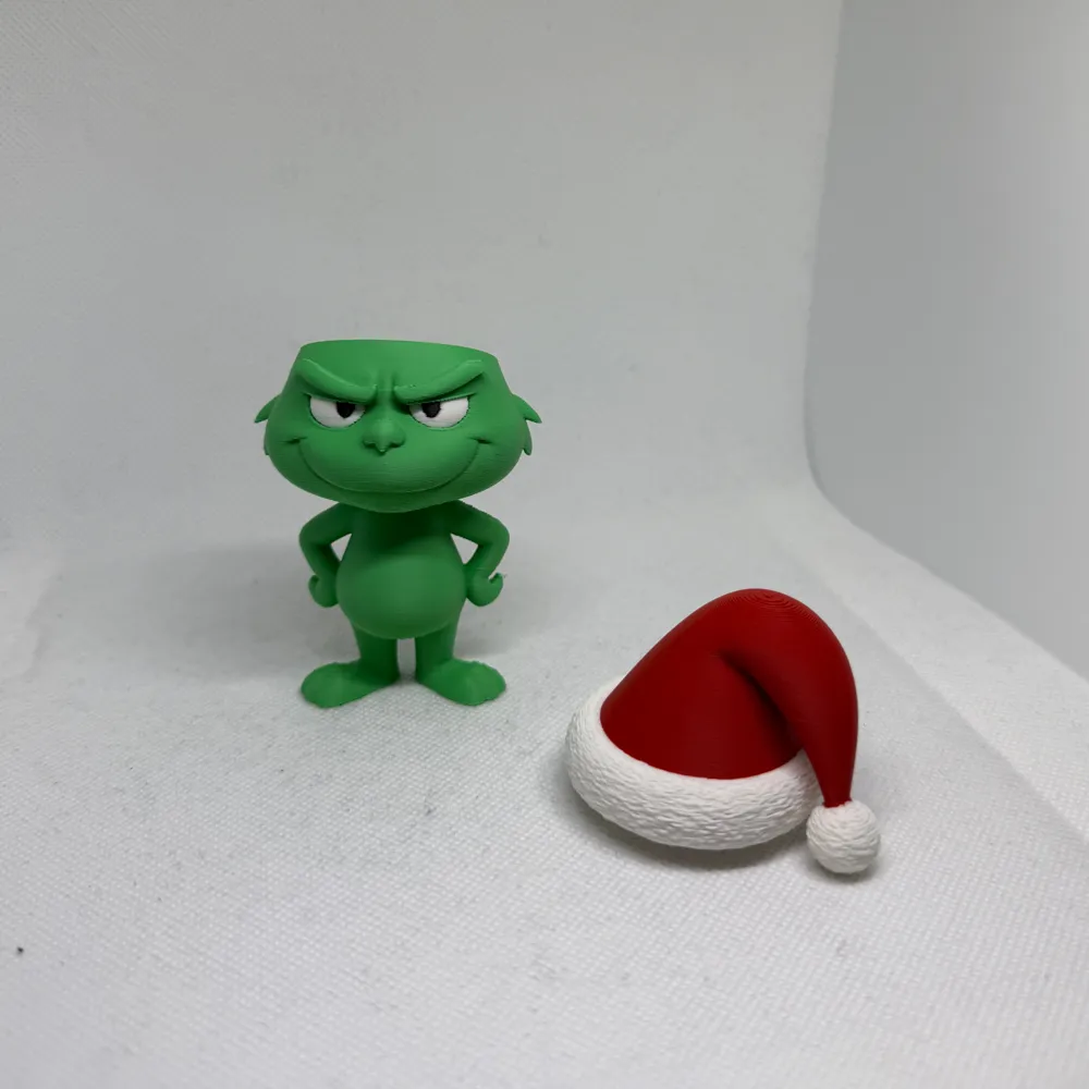 GRINCH CARTOON / 2-PART ASSEMBLY / CHRISTMAS - Free 3D Print Model ...