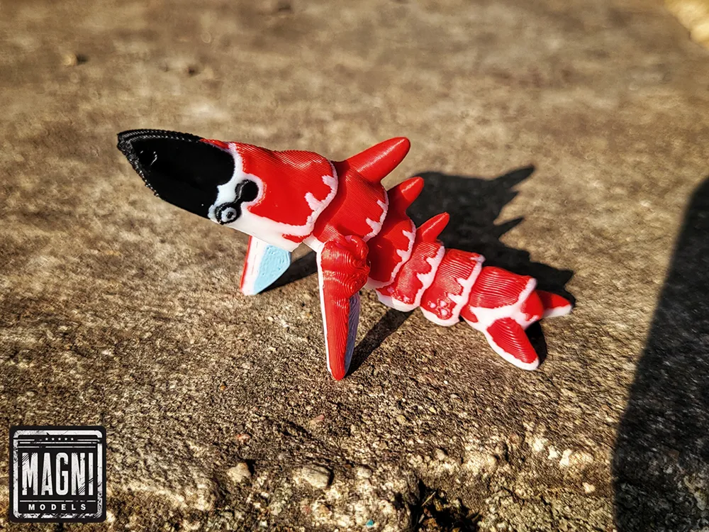 Flexi Mini Chelicerate Leviathan – Subnautica - Free 3D Print Model ...