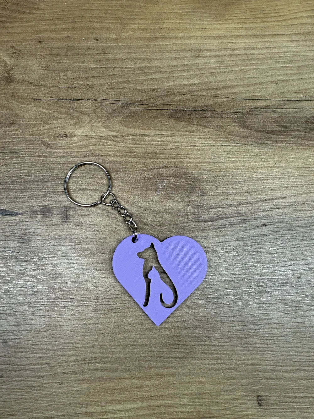 Dog cat keychain by mika - MakerWorld