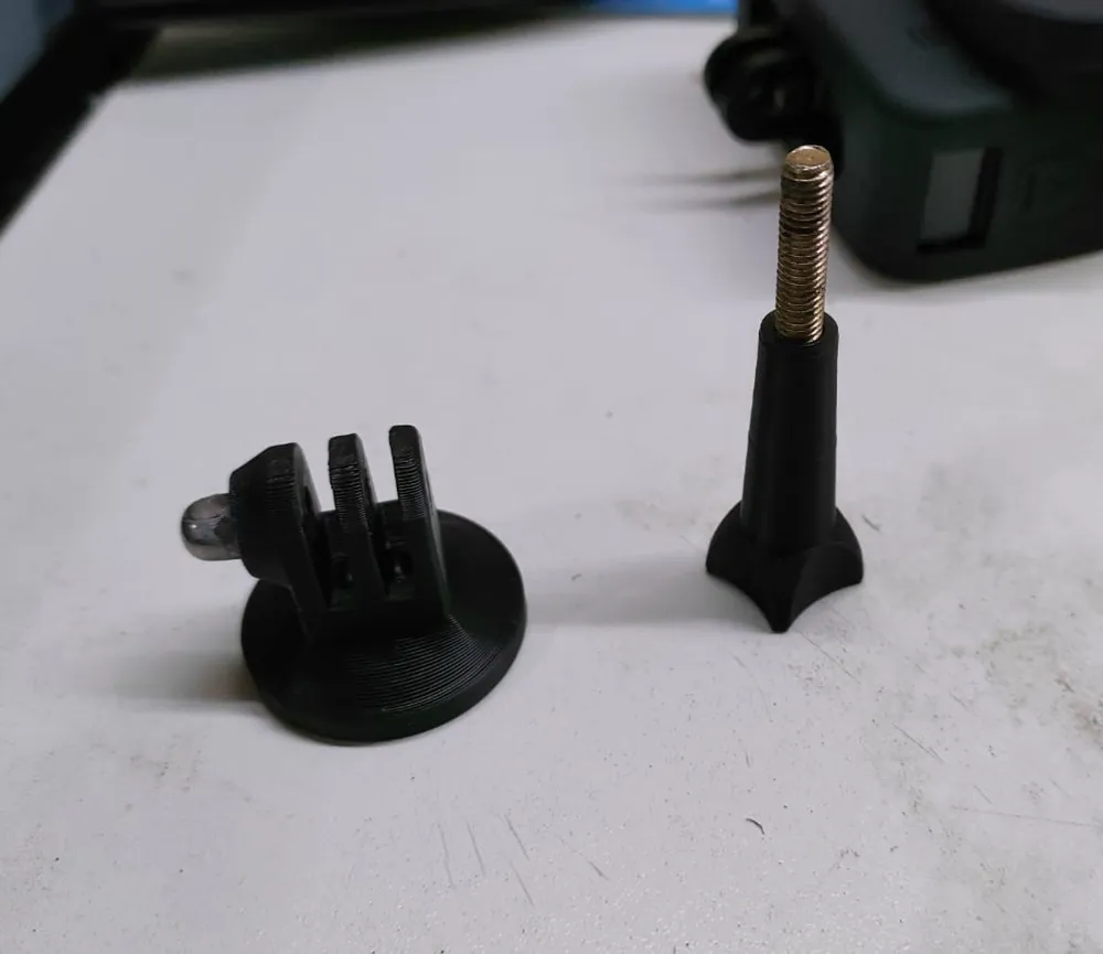 1/4 inch GoPro Mount and GoPro screw by 3d_sane - MakerWorld