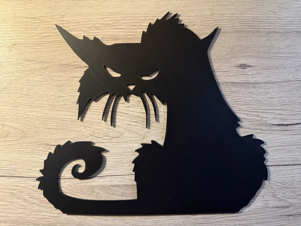 Naughty Cat as Window Decoration - Free 3D Print Model - MakerWorld