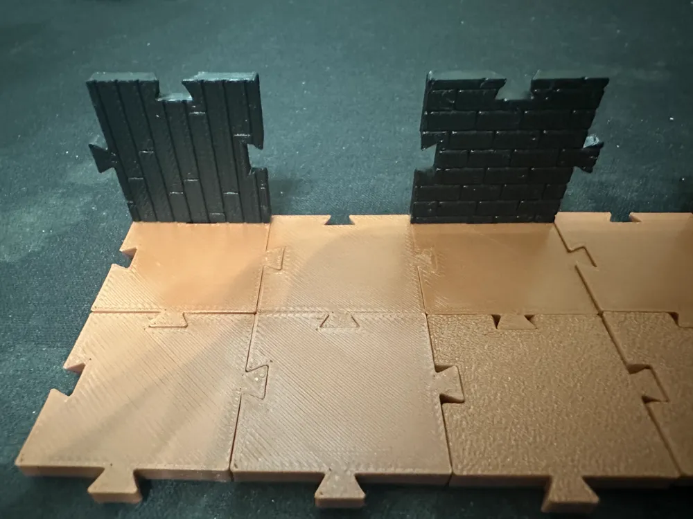 Fully Modular 1 inch TTRPG / DND tiles by Ceballos3D - MakerWorld