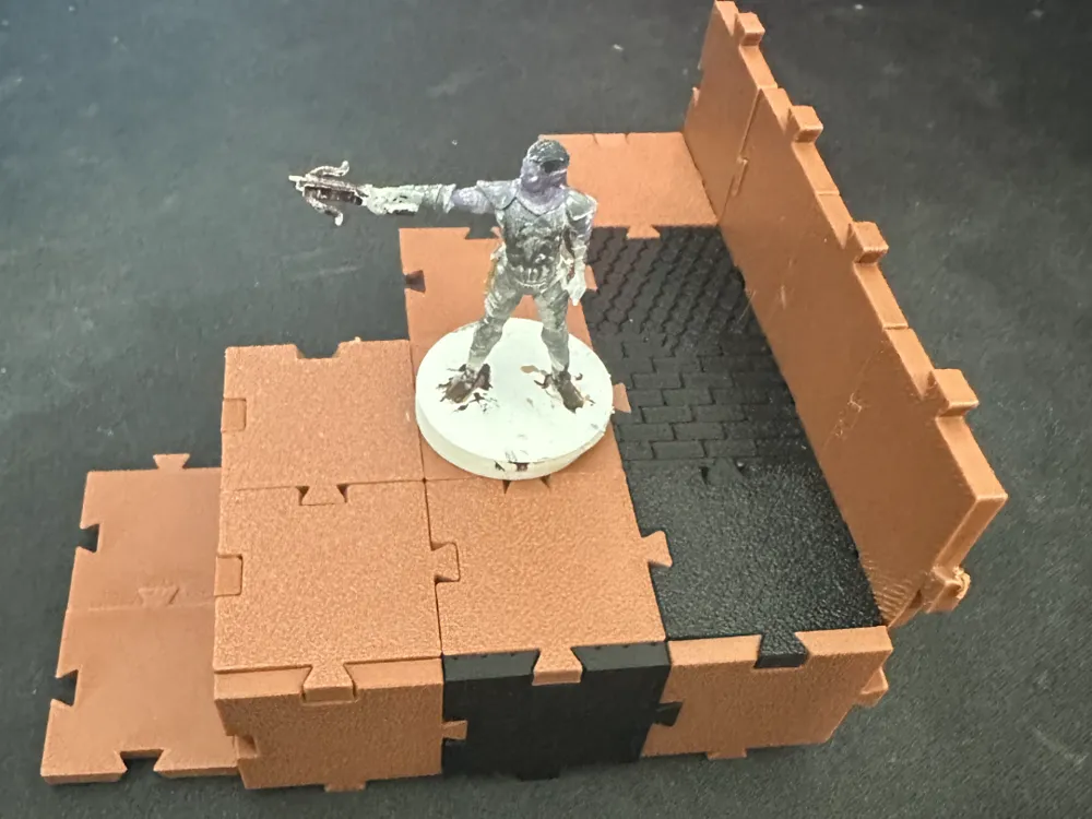 Fully Modular 1 inch TTRPG / DND tiles by Ceballos3D - MakerWorld