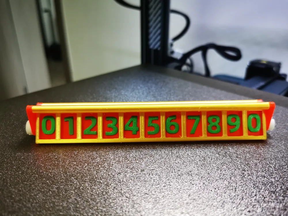 Vehicle mobile phone number display board车辆手机号码展示牌 by 这盛世如你所愿 ...