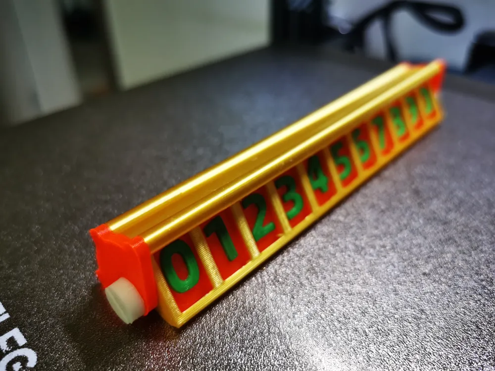 Vehicle mobile phone number display board车辆手机号码展示牌 by 这盛世如你所愿 - MakerWorld