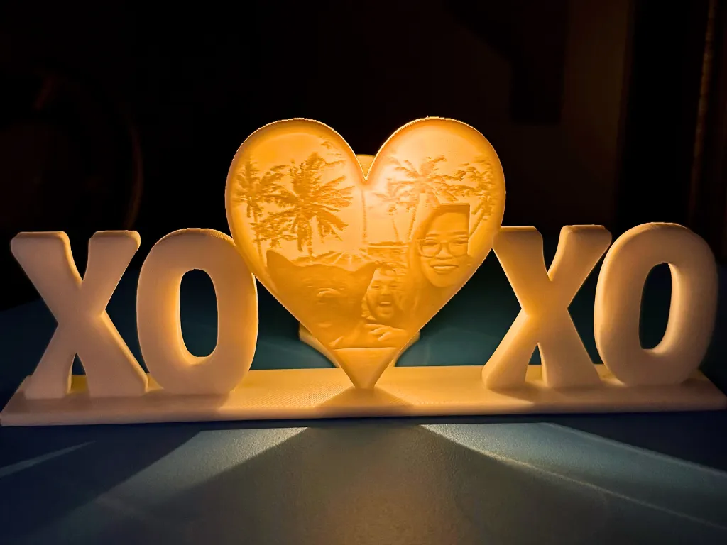 Heart Lithophane Tea Light Holder - Free 3D Print Model - MakerWorld