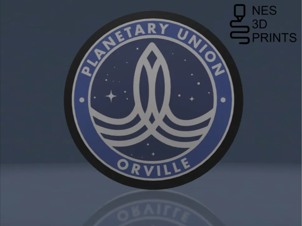The Orville Planetary Union LED Lamp + Stand by NES 3D - MakerWorld