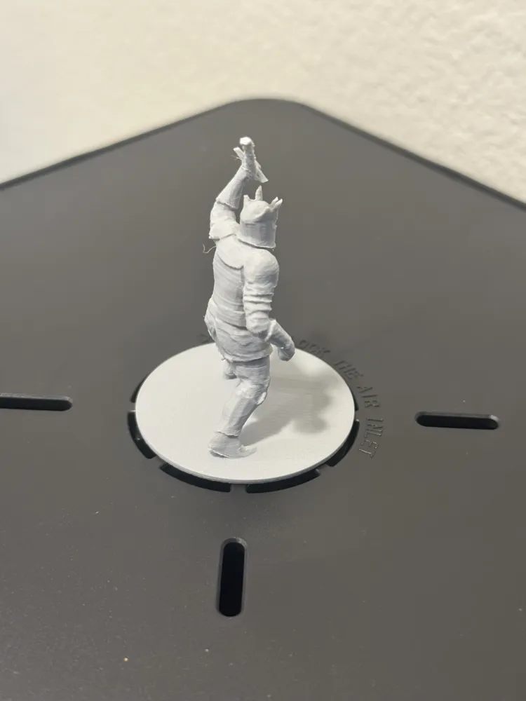 DnD Dungeons and Dragons Miniature Knight Figurine by Geaux3d ...