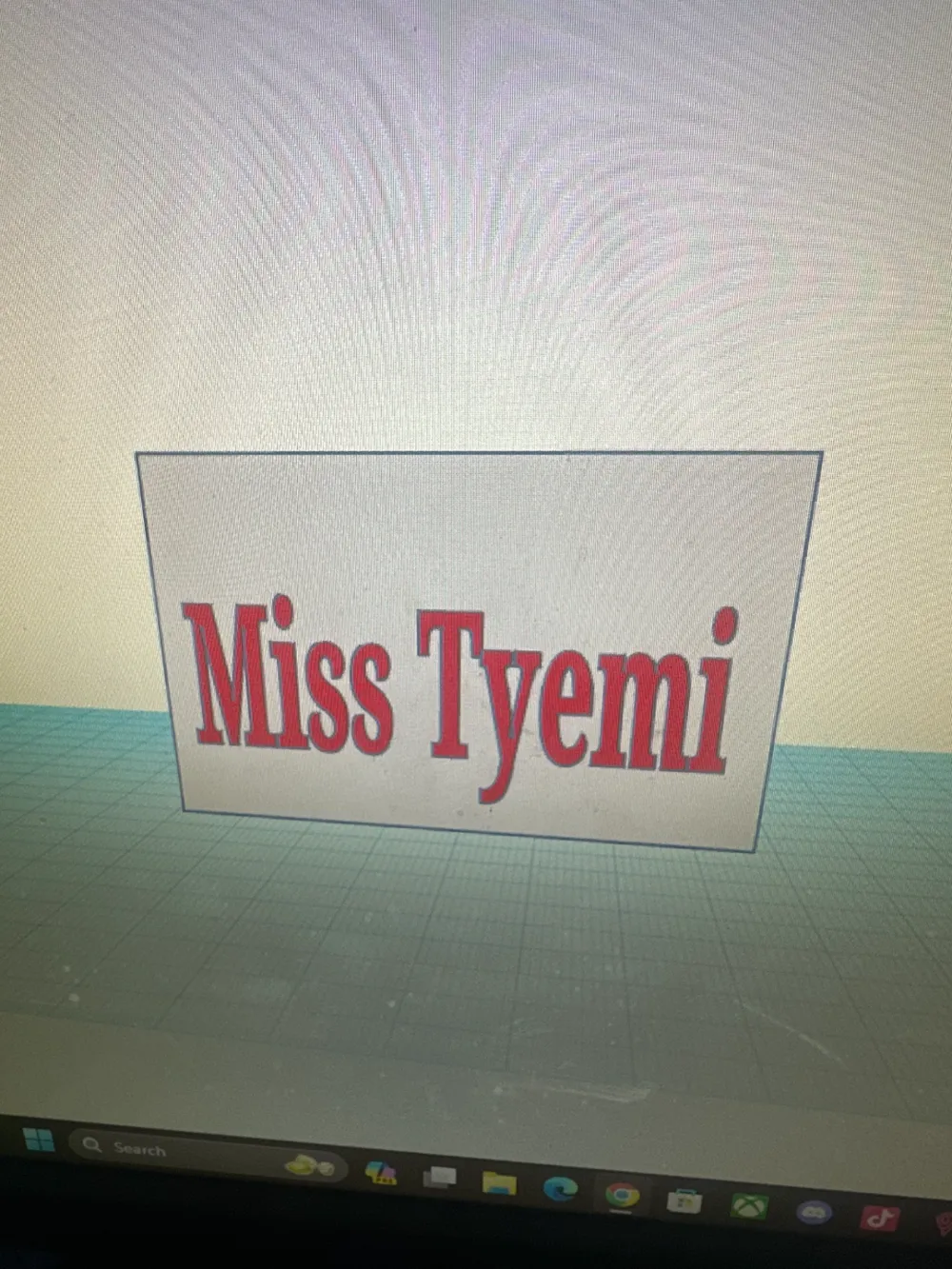Miss Yemi Sign by Ink3D Studio - MakerWorld