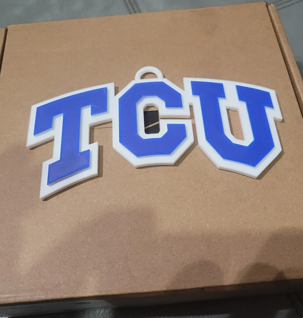 TCU 3d Logo 180mm series (blue should have been Purple) by ...