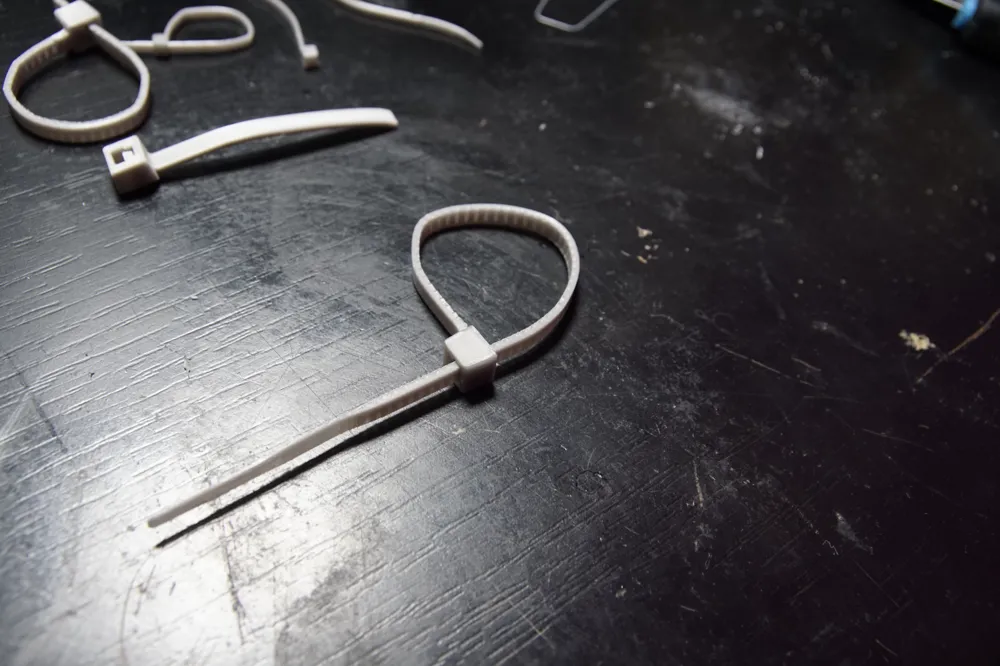 Cable Tie – Perfect for Leftover Filament - Free 3D Print Model ...