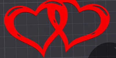 double heart by snypers85 - MakerWorld