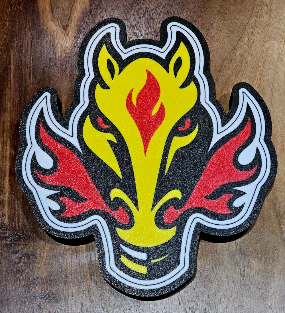 Blasty Calgary Flames 3rd Logo by alphadeltawoodworking - MakerWorld