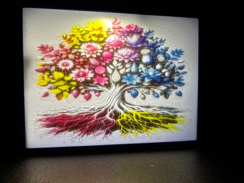 Tree of life Lithophane by Bronode maker systems - MakerWorld