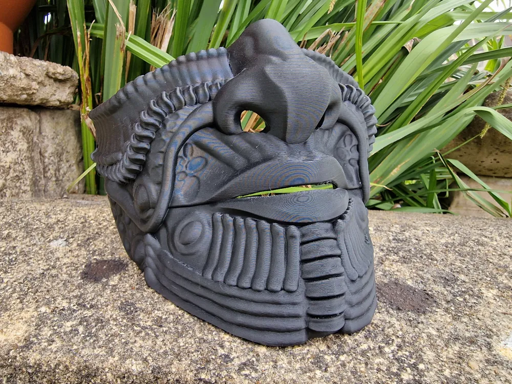 Giger Inspired Mask by 3DomSculpts MakerWorld: Download Free 3D Models