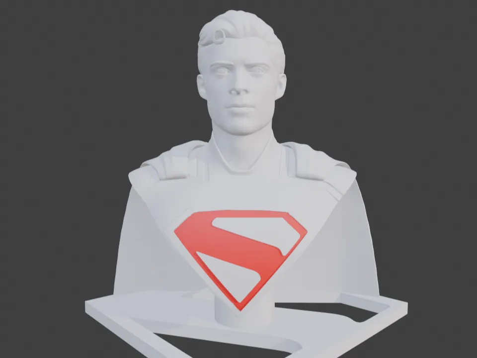 SUPERMAN 2025 DAVID CORENSWET BUST - Free 3D Print Model - MakerWorld