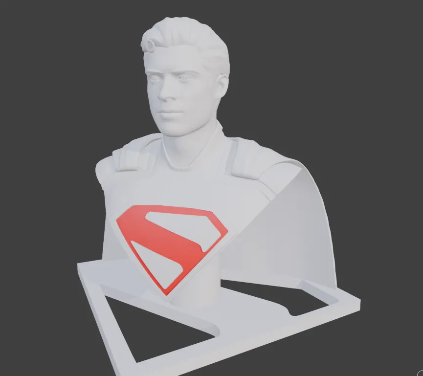 SUPERMAN 2025 DAVID CORENSWET BUST - Free 3D Print Model - MakerWorld