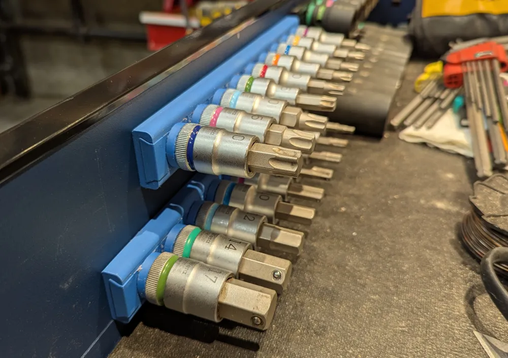 Wera Style Socket Rail 1/2 Inch Drive (Magnetic) - Free 3D Print Model ...