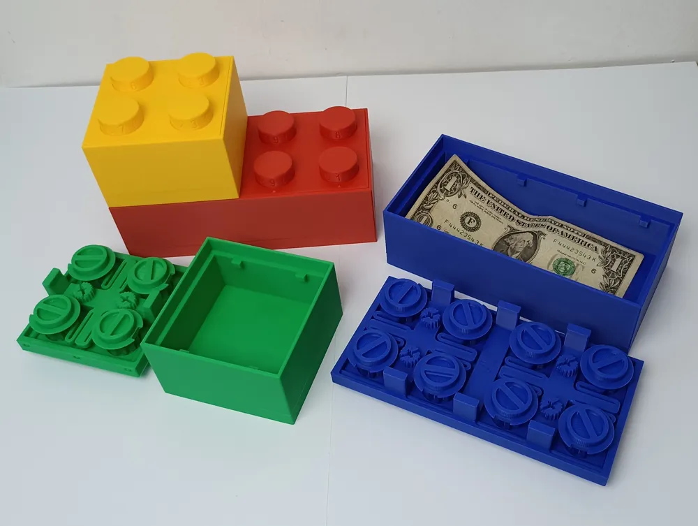 Brick Safe 100 Million Combinations by VL MakerWorld: Download Free 3D ...