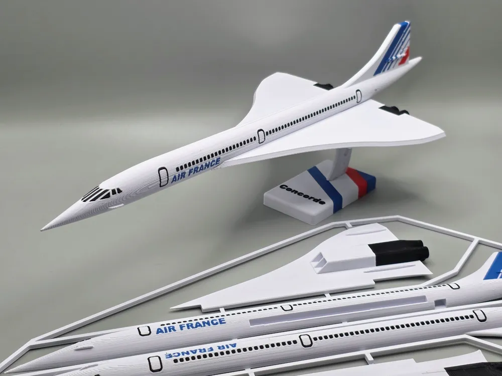 Concorde Plane Kit Card - Free 3D Print Model - MakerWorld