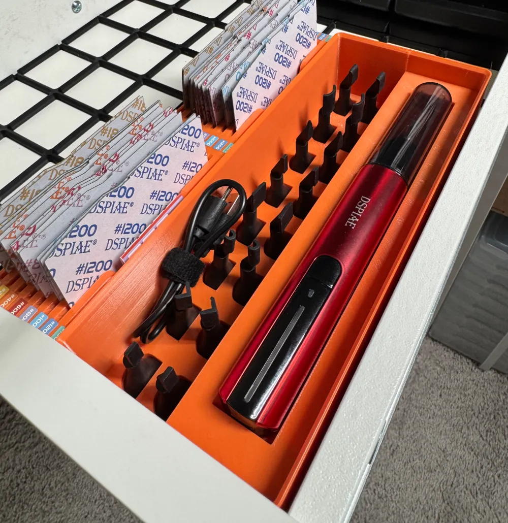 Gridfinity storage for DSPIAE Reciprocating Sander by MitoConPowerMakes ...