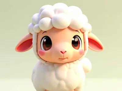 Cute Sheep - Free 3D Print Model - MakerWorld