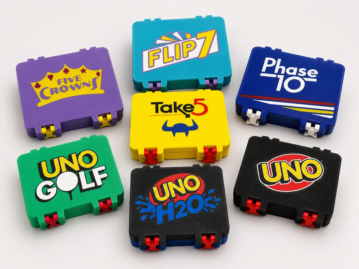 Playing Card Boxes (popular brands) - Free 3D Print Model - MakerWorld