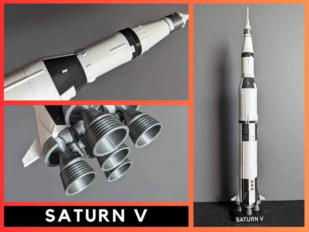 Saturn V by Kmobrain MakerWorld: Download Free 3D Models