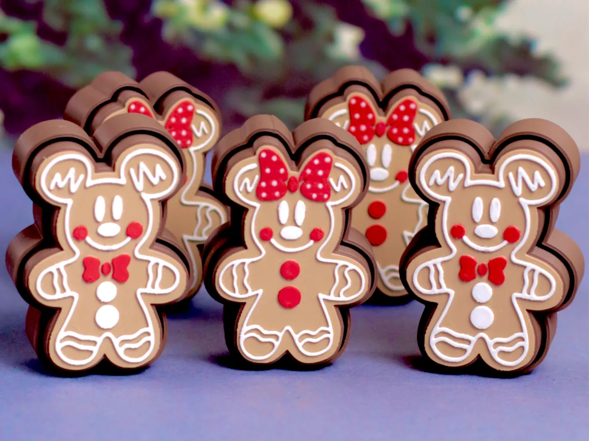 Gingerbread Mickey - Clicker Fidget Christmas toy - Free 3D Print Model ...
