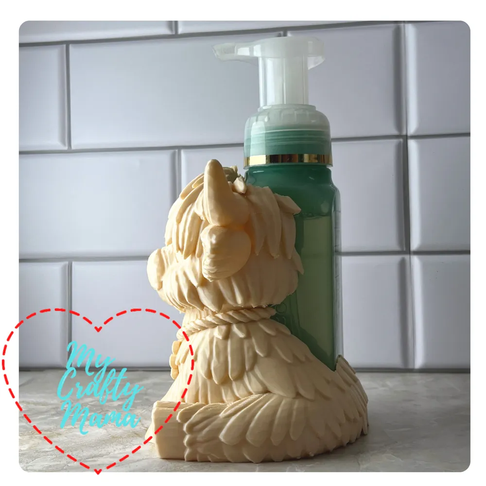 Highland Cow St Patricks Day Bath & Body Works - Free 3D Print Model ...