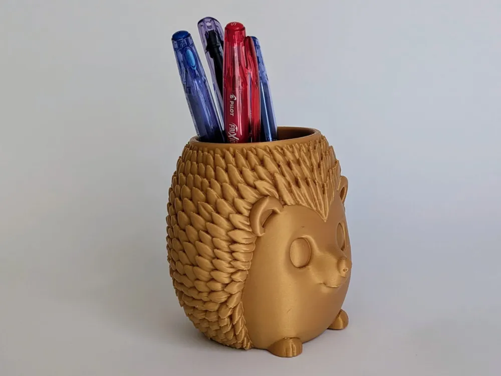Pot à stylos/crayons Hérisson élégant - Modèle d'Impression 3D Gratuit ...