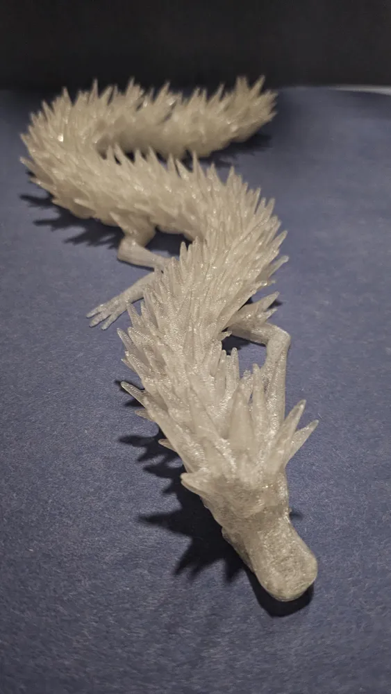 Flexi Ice Dragon by Tommy Gun MakerWorld: Download Free 3D Models