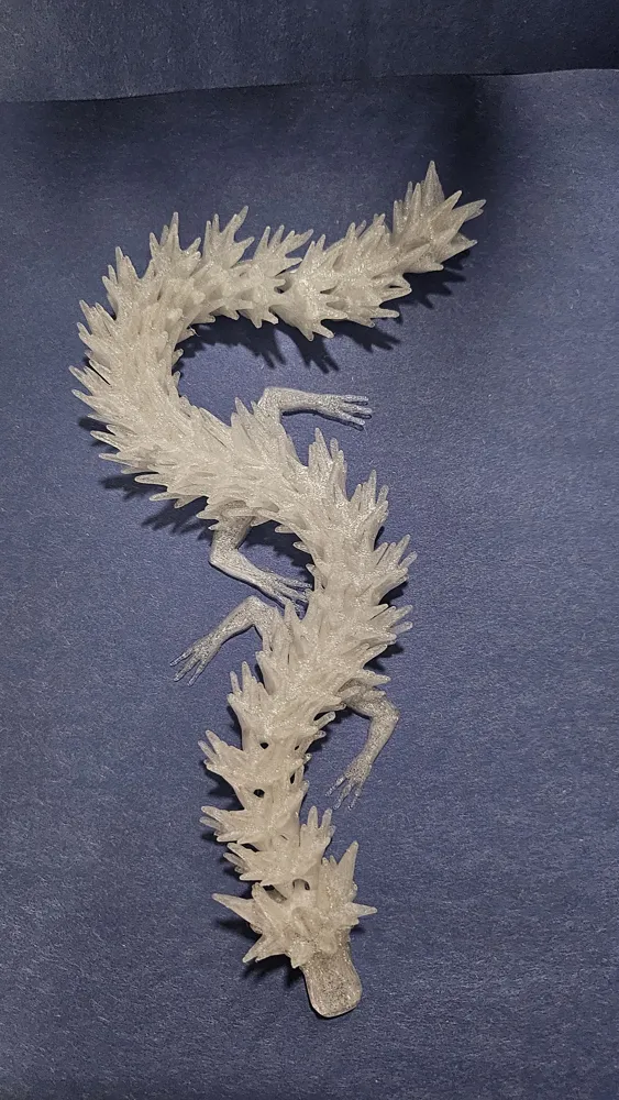 Flexi Ice Dragon by Tommy Gun MakerWorld: Download Free 3D Models