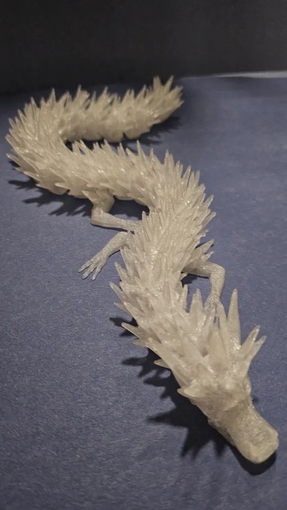 Flexi Ice Dragon by Tommy Gun MakerWorld: Download Free 3D Models