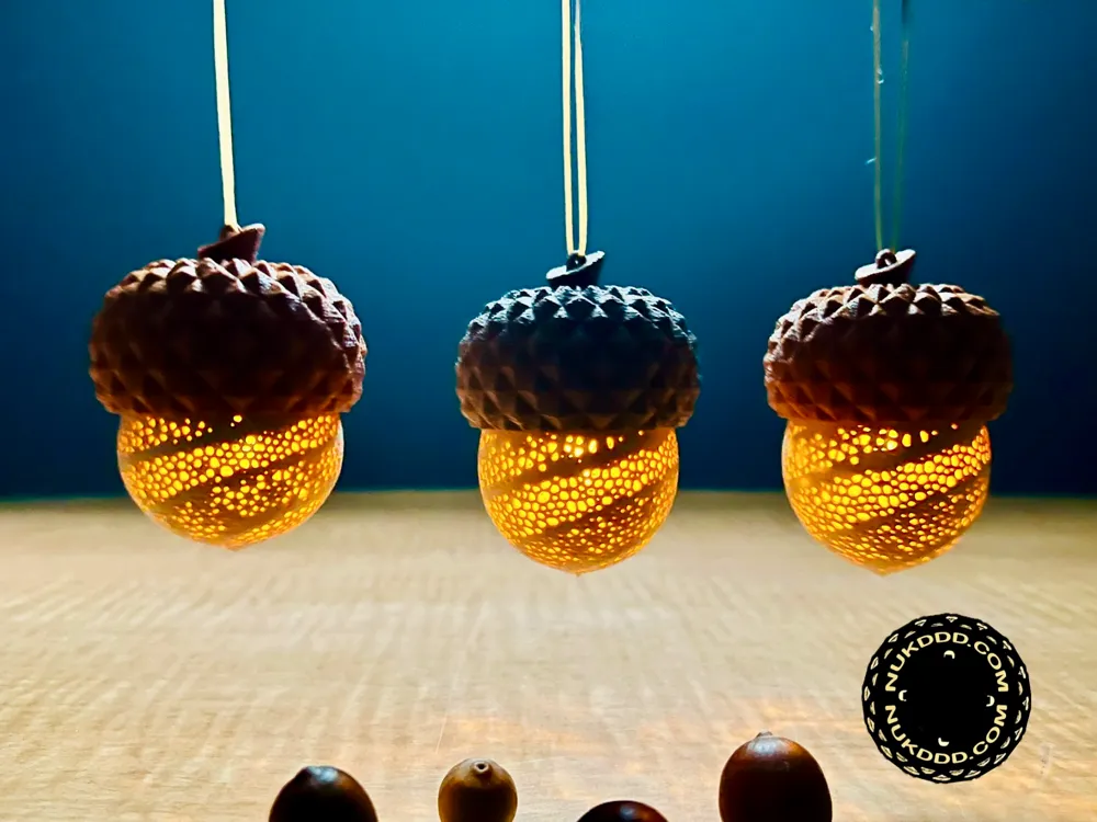 Acorn Allure: Versatile Fall Decor by NUKDDD MakerWorld: Download Free ...