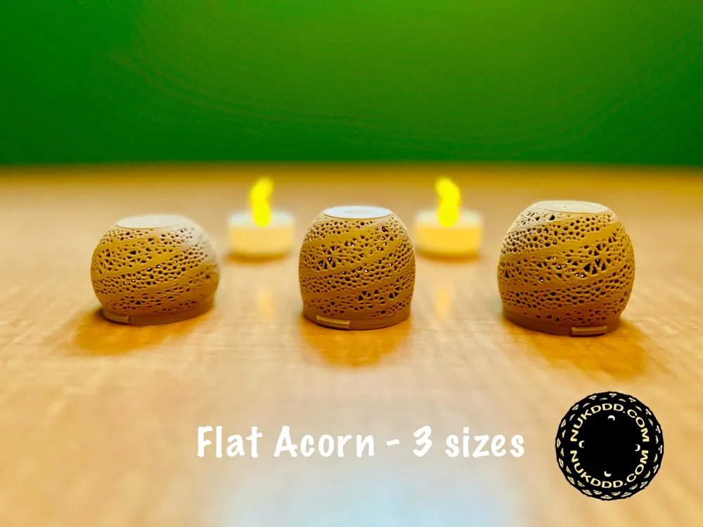 Acorn Allure: Versatile Fall Decor - Free 3D Print Model - MakerWorld