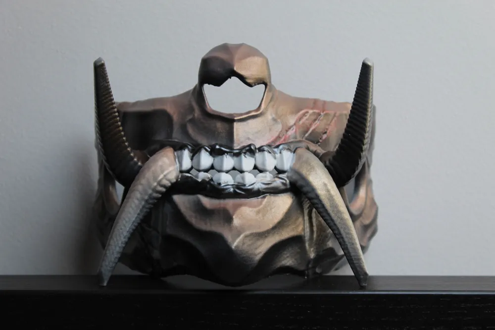 Cyber Oni mask by SA3D MakerWorld: Download Free 3D Models