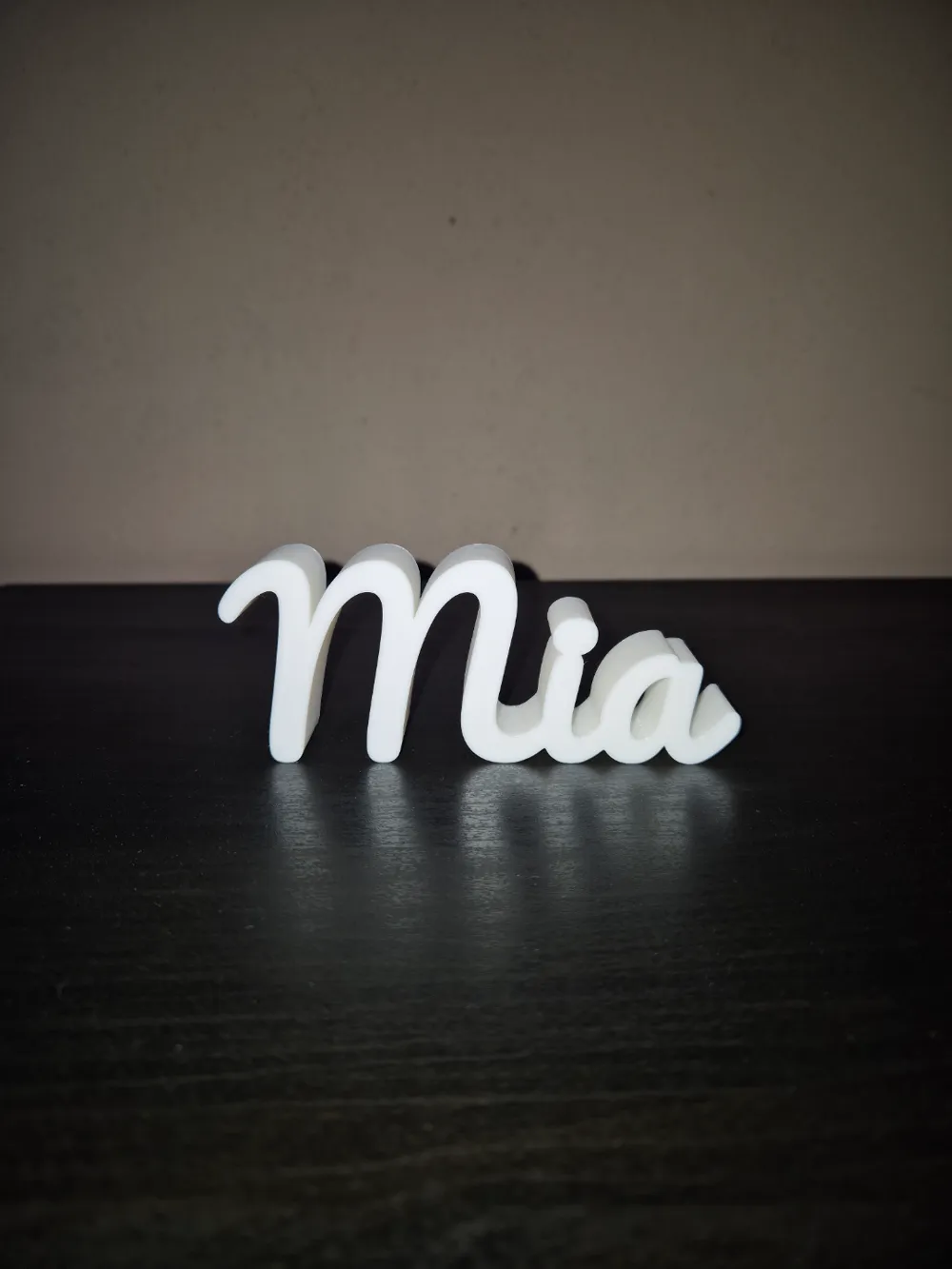 Mia Name Sign Display Decor by GabT - MakerWorld