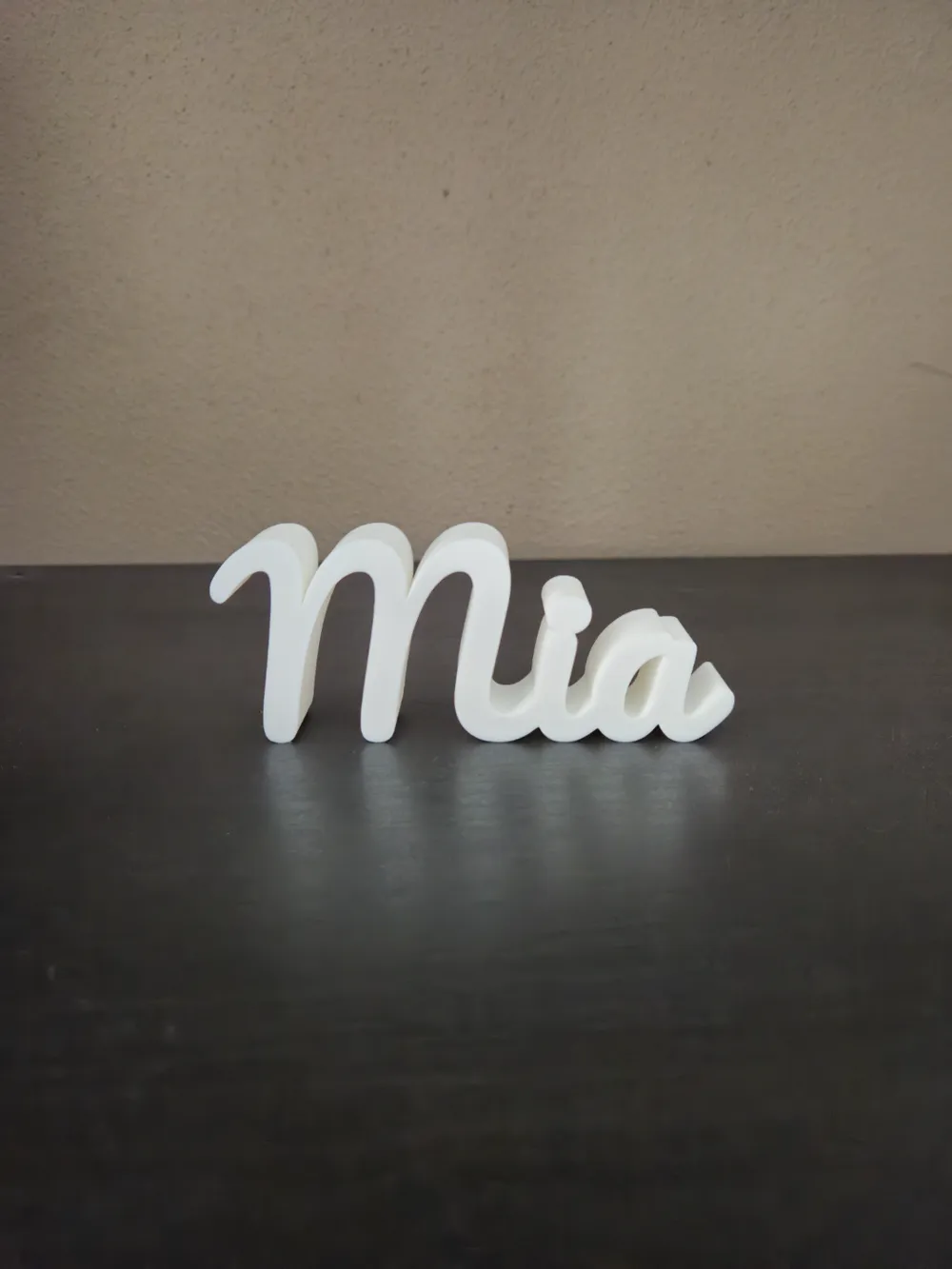 Mia Name Sign Display Decor by GabT - MakerWorld