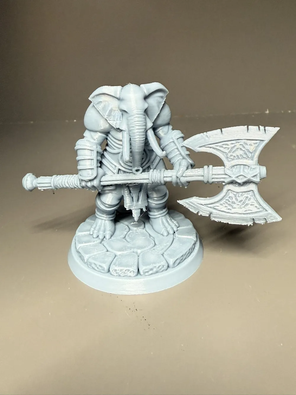 Loxodon (hum-elephant) for Dungeons and Dragons - Free 3D Print Model ...