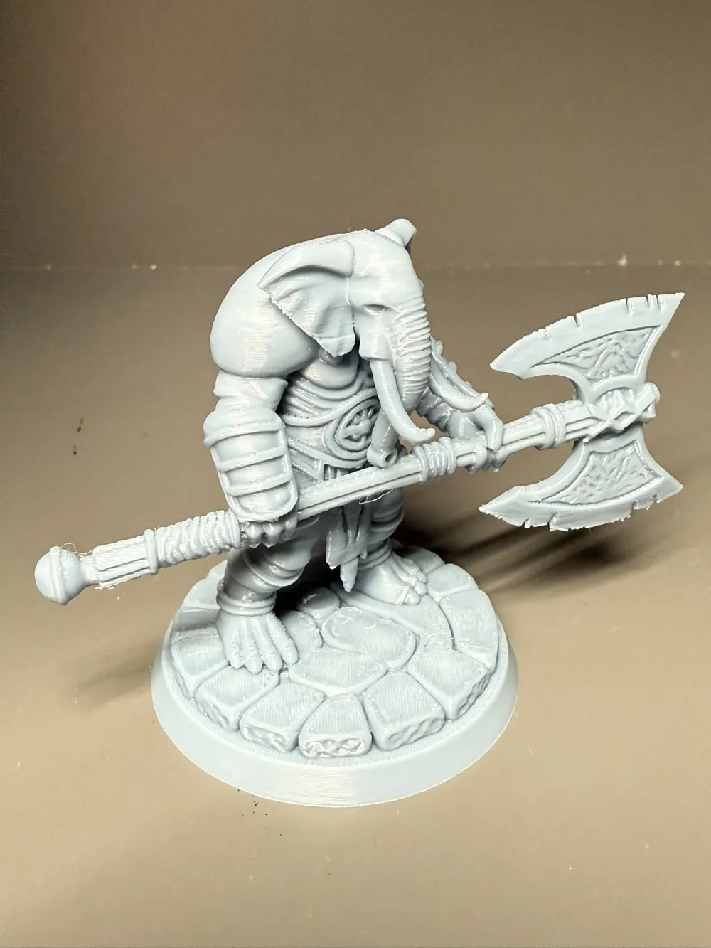 Loxodon (hum-elephant) for Dungeons and Dragons - Free 3D Print Model ...