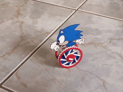 sonic hedgehog self balancing toy by orama3dvibes MakerWorld: Download ...