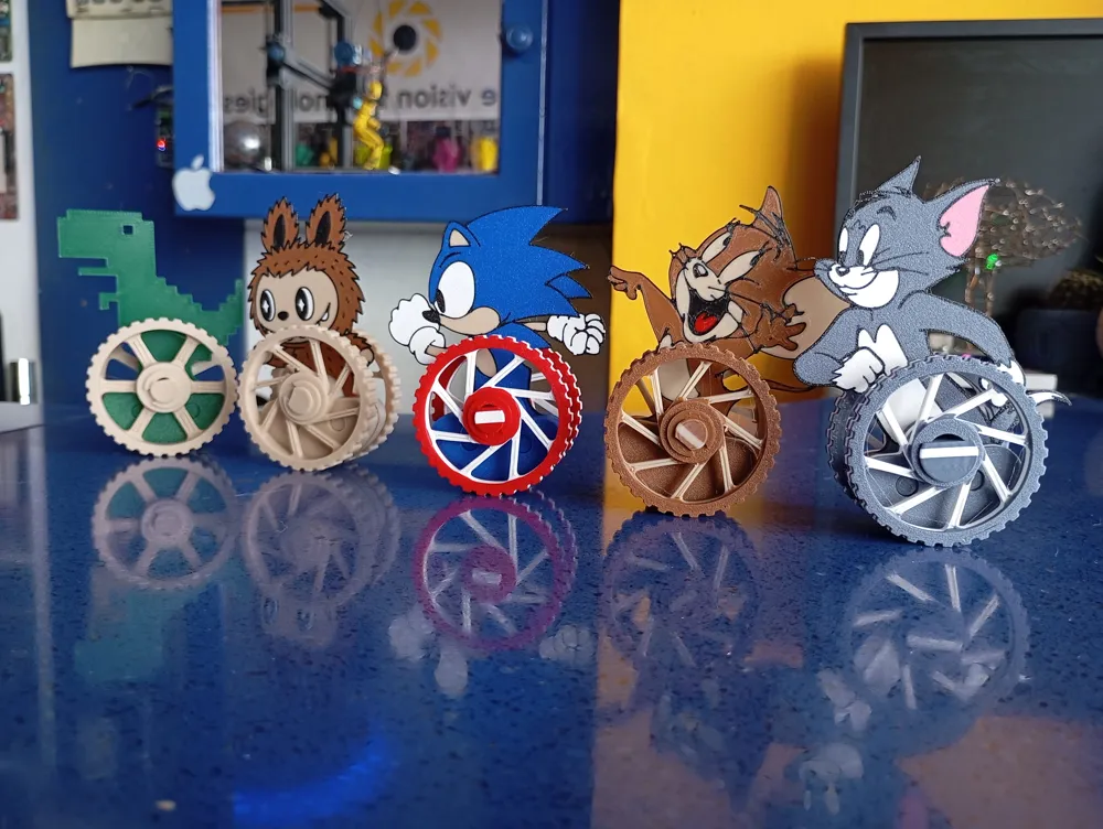 sonic hedgehog self balancing toy - Free 3D Print Model - MakerWorld