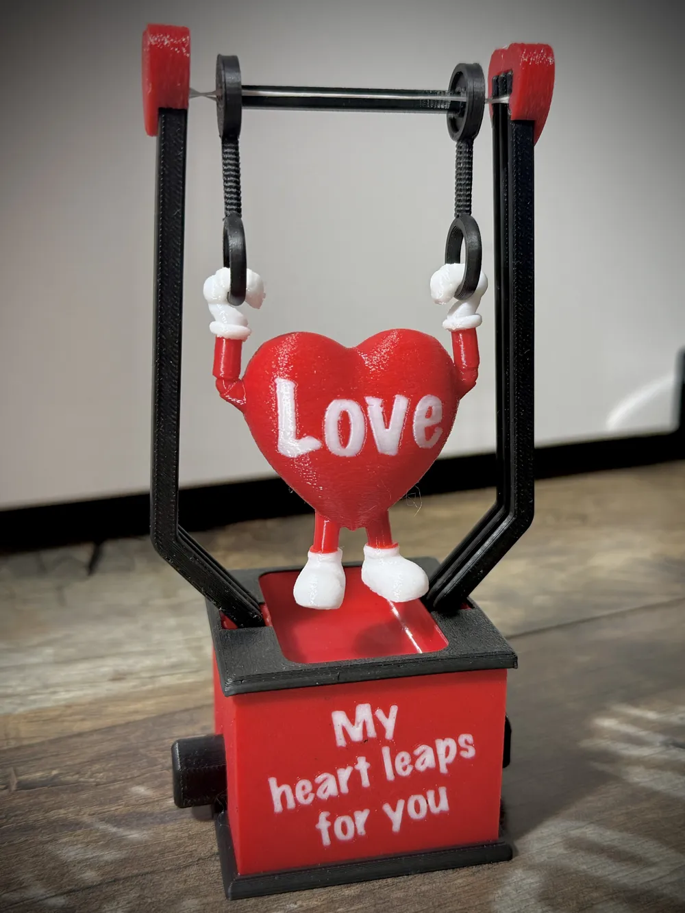 My Heart Leaps for You - Jumping Valentine toy - Free 3D Print Model ...